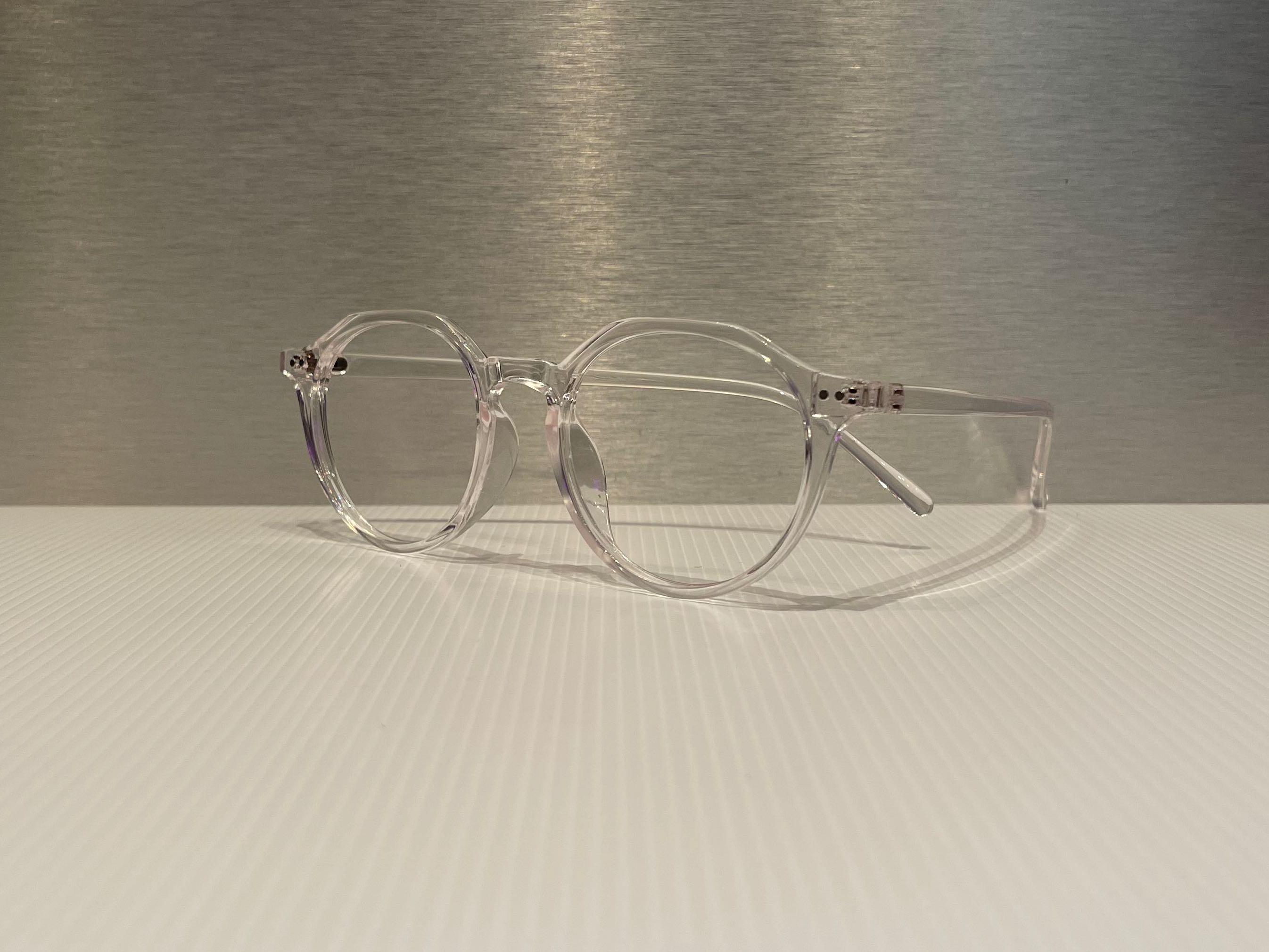 Wide fit clear transparent frames, Men's Fashion, Watches & Accessories ...