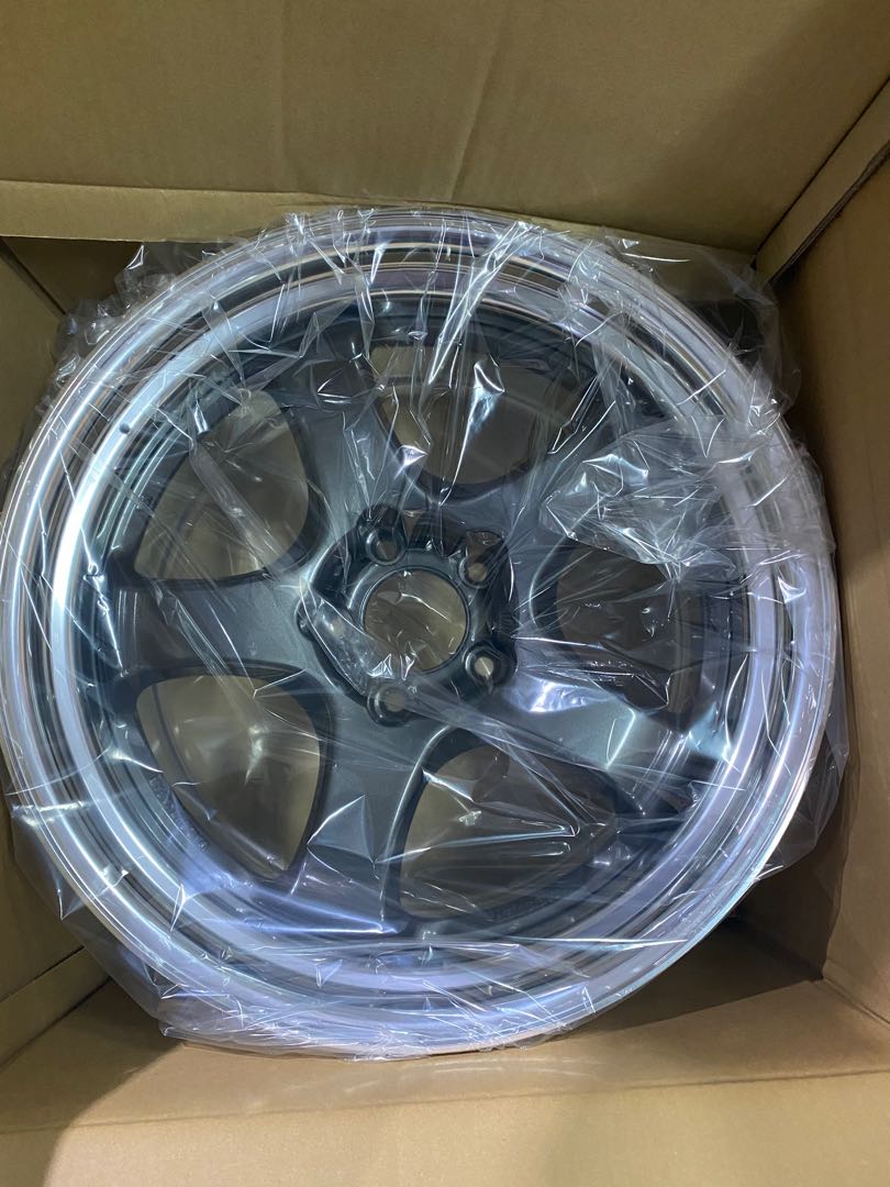 Work Meister S1 5x114.3 +21 18x9.5 Evo X evo 10, Car Accessories, Tyres ...