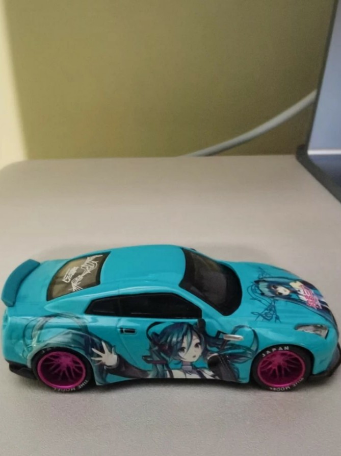 1/64 Hatsune Miku R35 Gtr, Hobbies & Toys, Toys & Games on Carousell