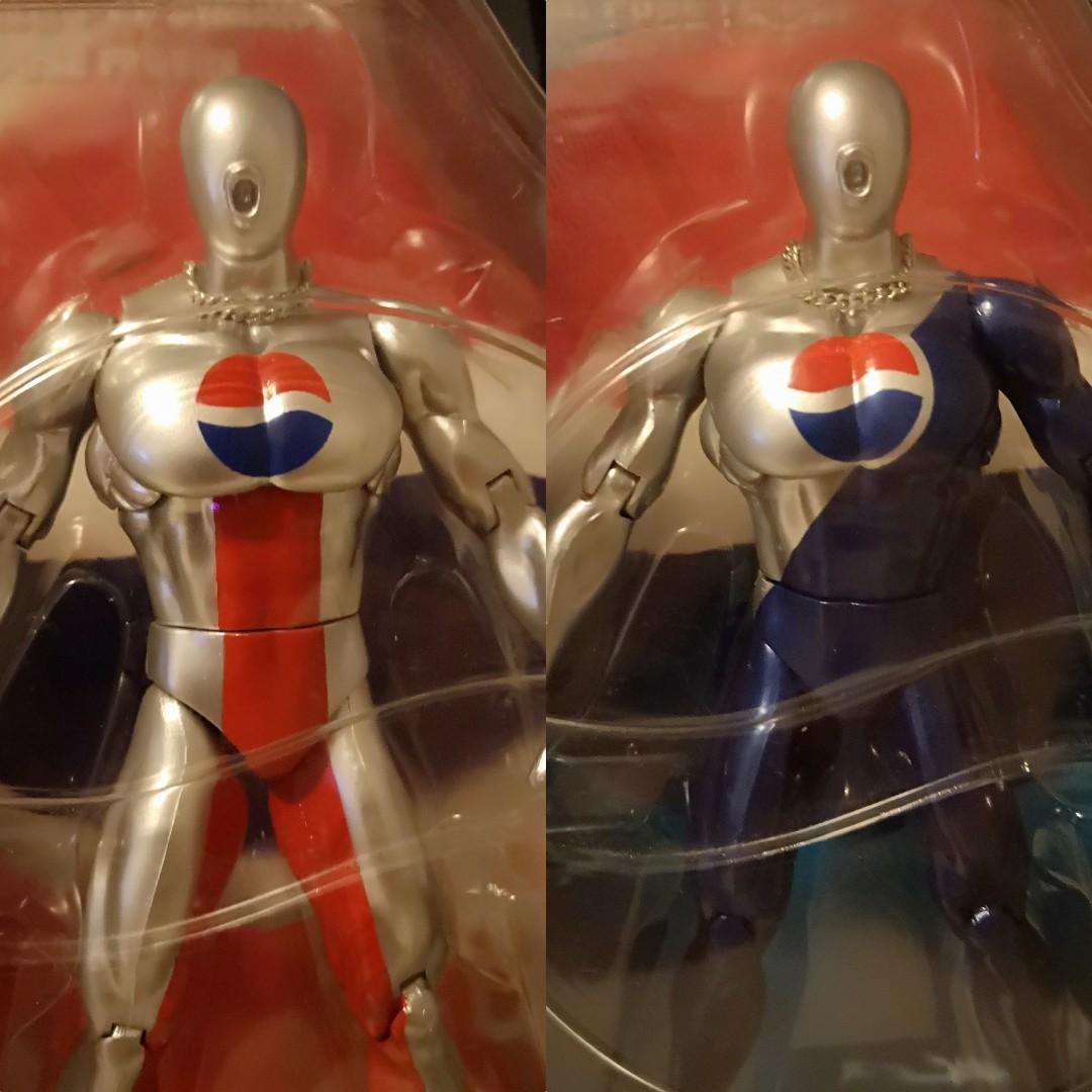 Bandai Pepsi Man Figure - 2 Pack (1998), 興趣及遊戲, 玩具 & 遊戲類 - Carousell