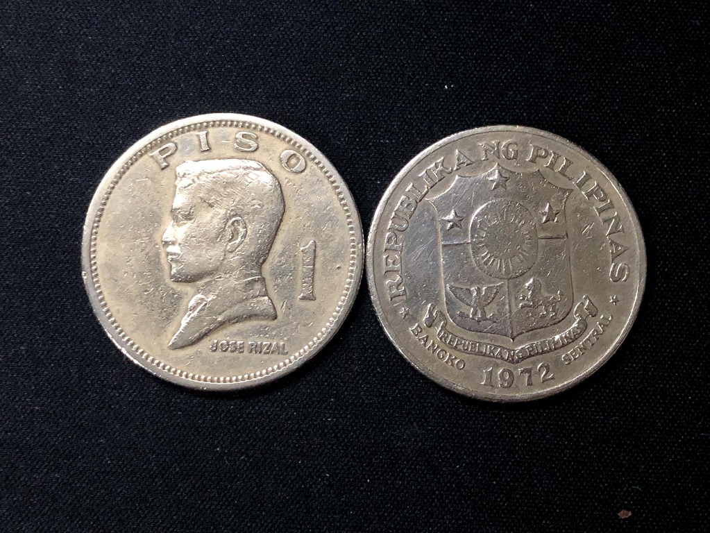 1 Piso Jose Rizal 1972 RARE Vintage Authentic, Hobbies & Toys ...