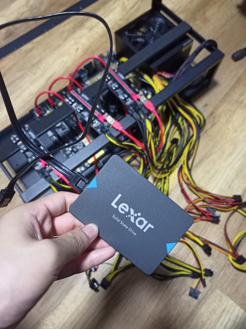 7 GPU mining rig, Computers & Tech, Parts & Accessories, Computer Parts ...