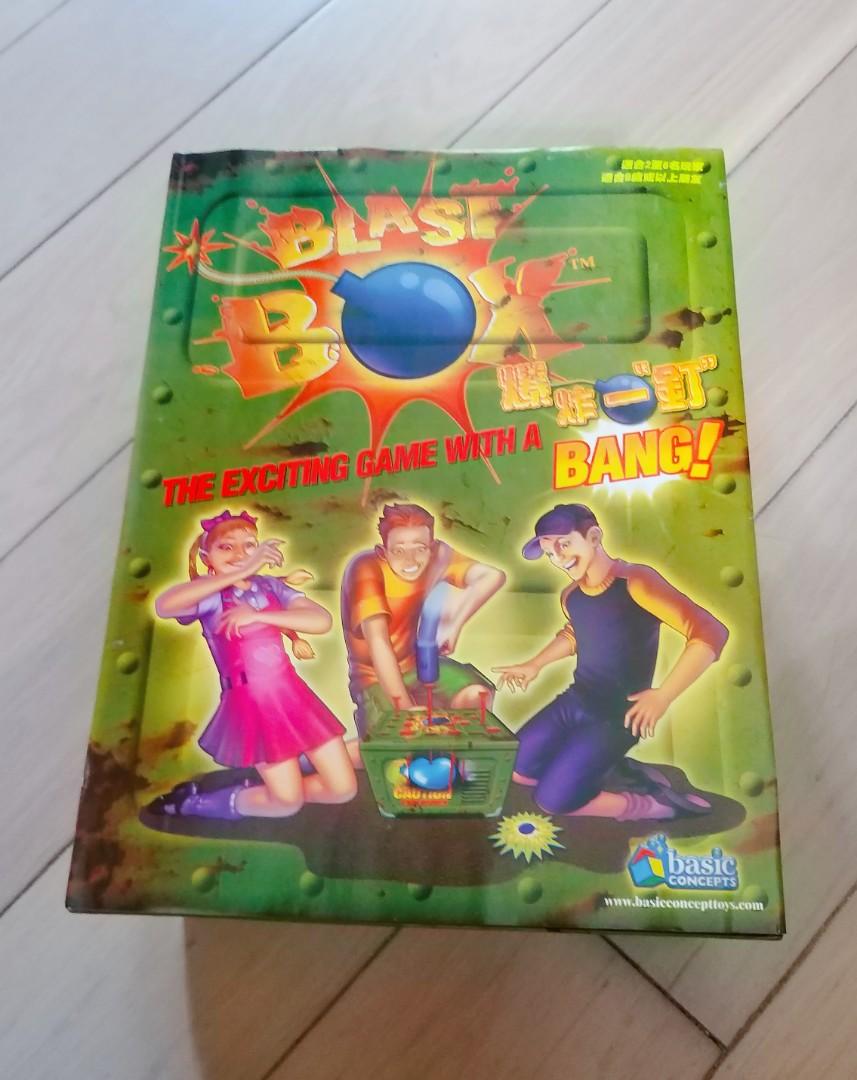 《全新!! 正版!! 蝕讓!!》桌遊益智刺激遊戲爆炸一釘 Boardgame Blast Box (現貨), 興趣及遊戲, 玩具 & 遊戲類 ...