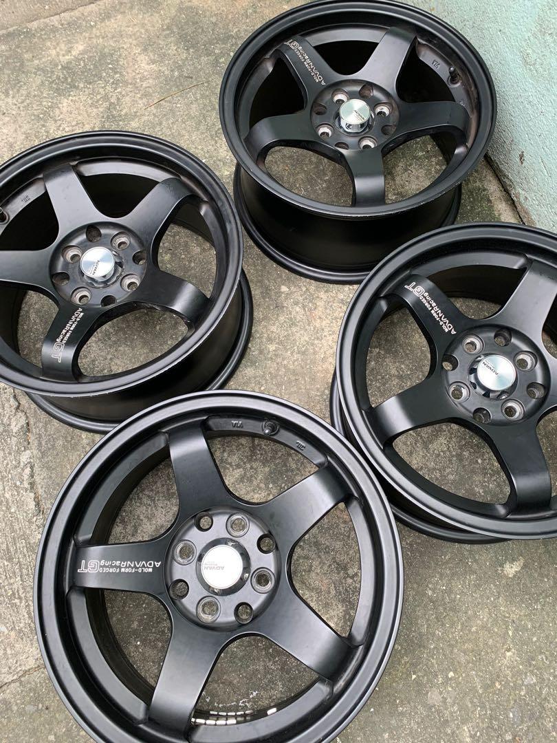 Advan Racing Mags, Car Parts & Accessories, Mags and Tires on Carousell