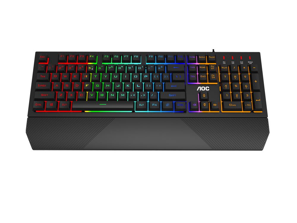 AOC GK200 RGB Gaming Keyboard, Computers & Tech, Parts & Accessories ...