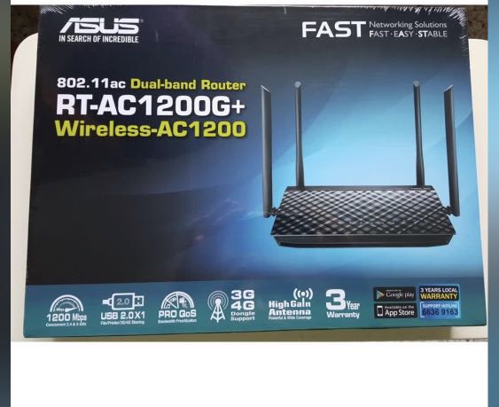 Asus Router AC-1200+, Computers & Tech, Parts & Accessories, Networking ...