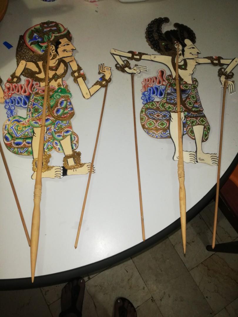 Balinese shadow puppets, Hobbies & Toys, Toys & Games on Carousell