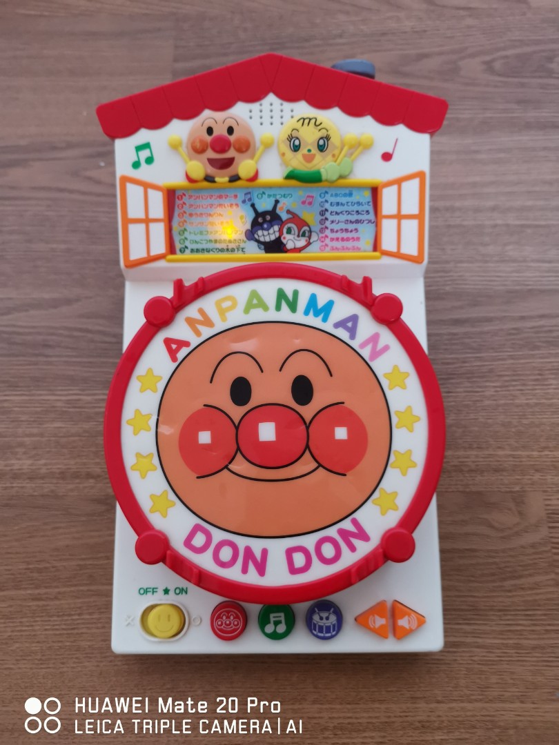 Bandai Anpanman Drum, Hobbies & Toys, Toys & Games on Carousell