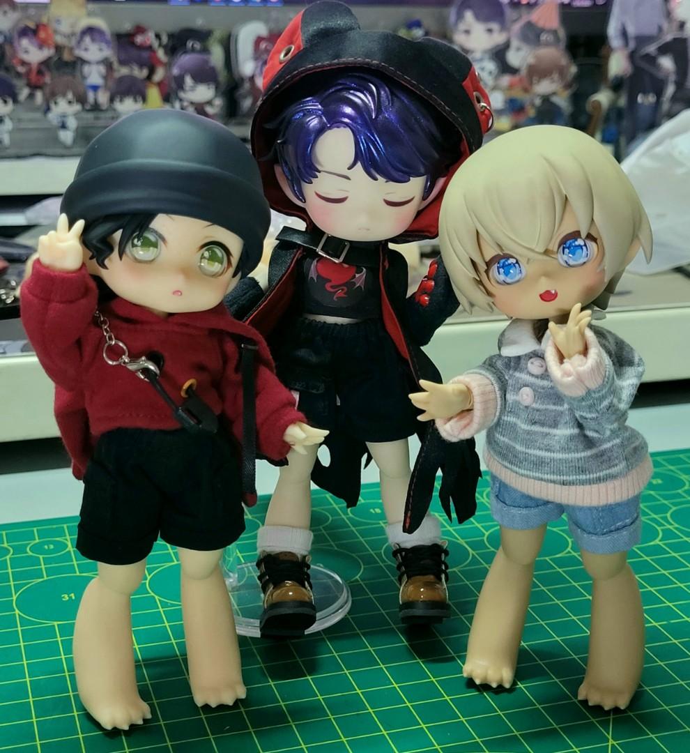 bjd 12分 萌龍夢工廠 貓體 熊體 兔體 ob11 gsc 黏土人 娃, 興趣及遊戲, 玩具 & 遊戲類 - Carousell