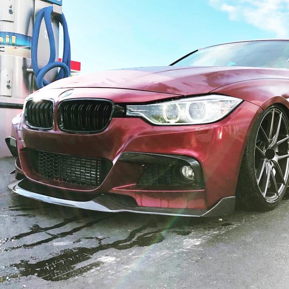 Bmw f30 M Sport high quality custom perfect fit front lip bumper gloss ...