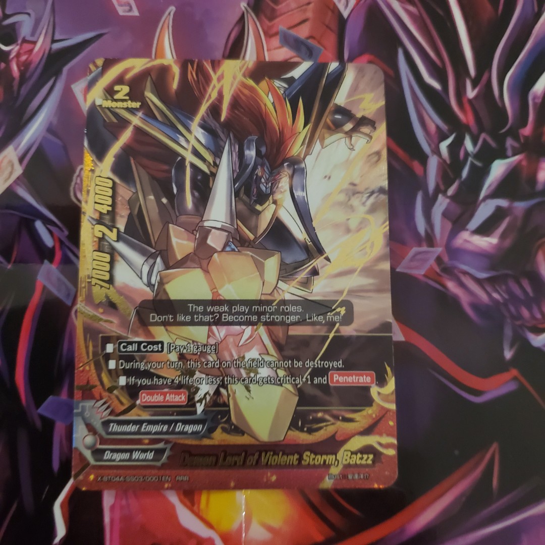 Buddyfight batzz RRR, Hobbies & Toys, Toys & Games on Carousell