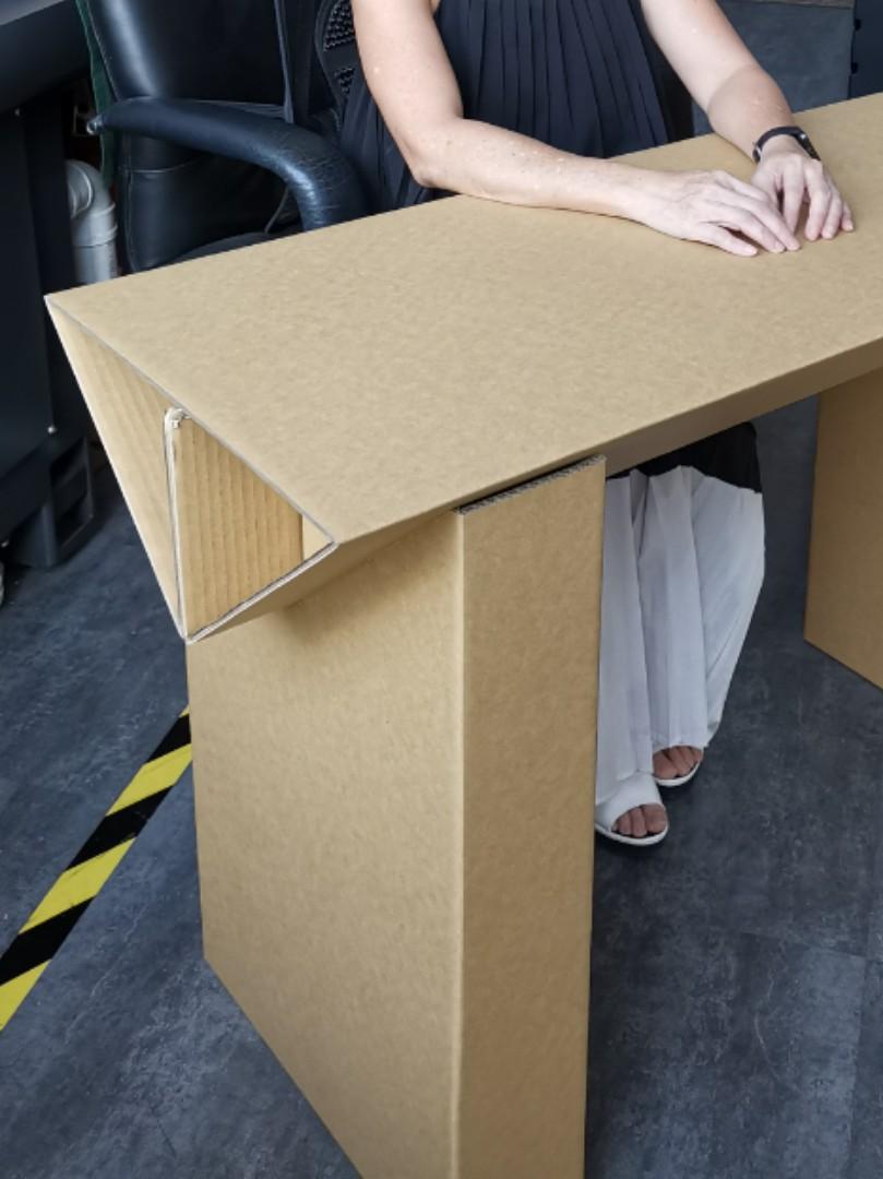 Cardboard DIY Computer High Table, Furniture & Home Living, Furniture ...