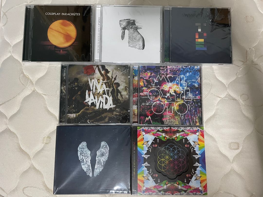 Coldplay 7 studio albums CD, Hobbies & Toys, Music & Media, CDs & DVDs ...