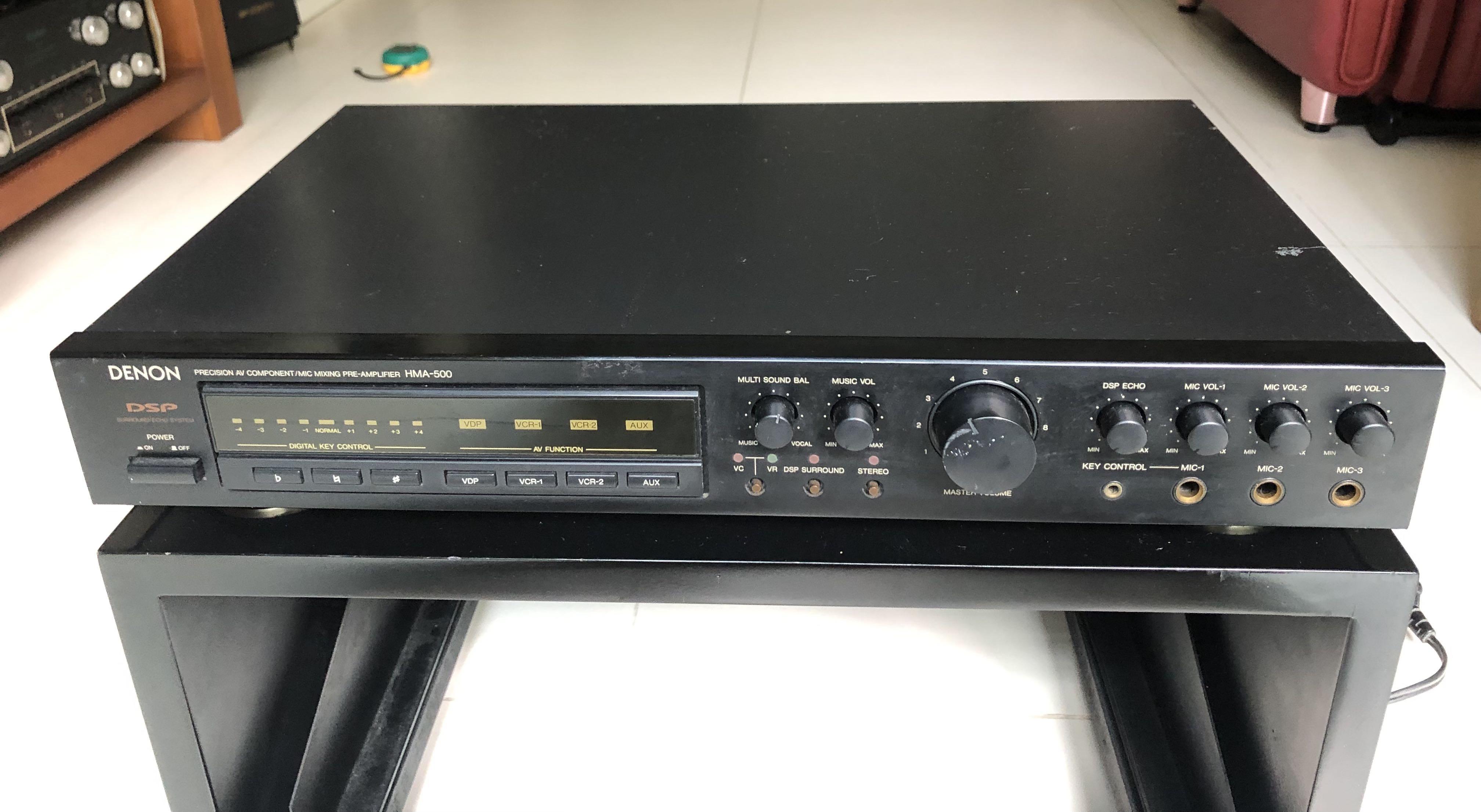 DENON HMA-500 Mic mixing Pre Amplifier, Audio, Soundbars, Speakers ...