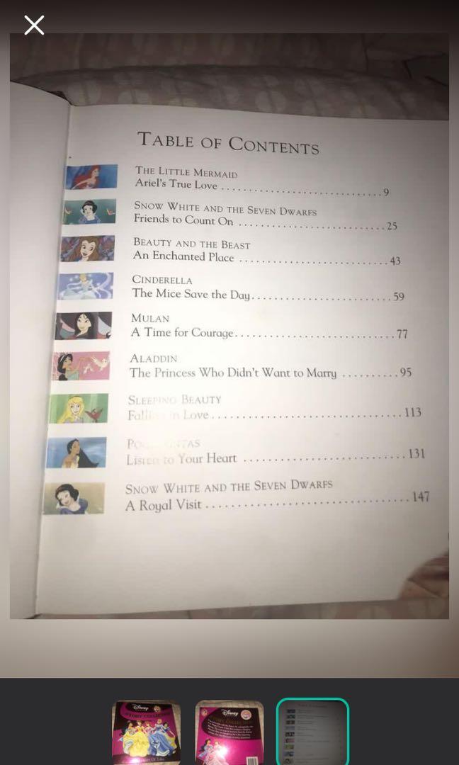 Disney Princess Story Collection, Hobbies & Toys, Books & Magazines ...