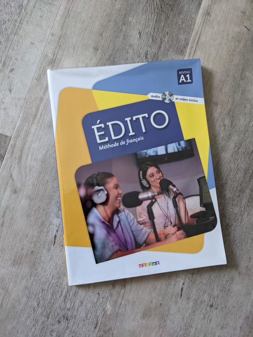 Edito A1 French Textbook and Workbook, Hobbies & Toys, Books ...