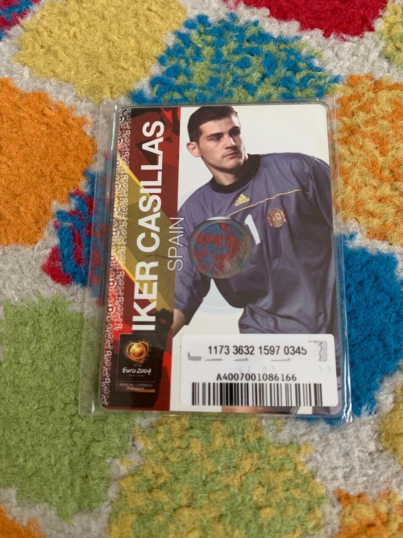 Euro 2004 Iker Casilas Spain Collectible CD ROM Card. Good condition ...