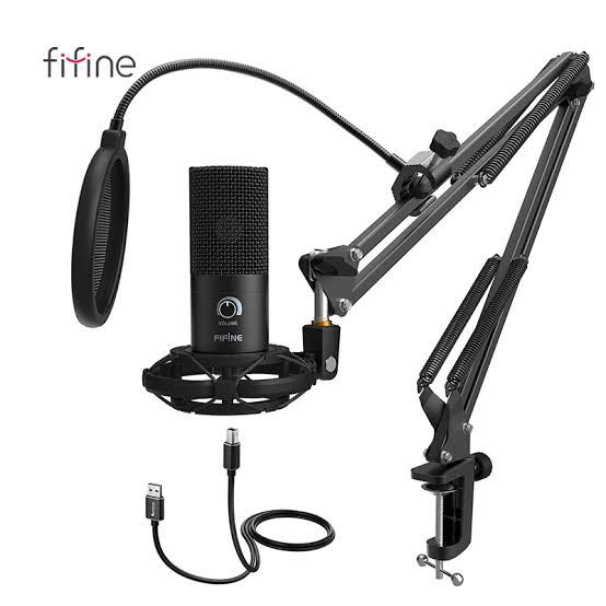 Fifine T669 condenser mic ( Complete set with , Foam, Mic mount, and ...