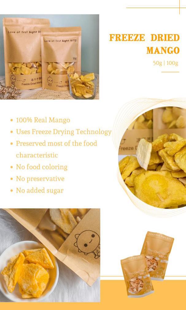 100g Freeze Dried Mango, Food & Drinks, Packaged & Instant Food on ...