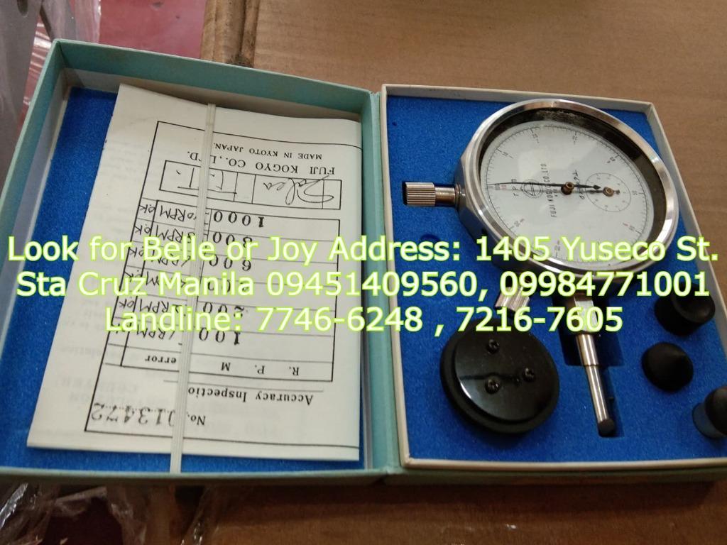 Fuji Hand Tachometer, Commercial & Industrial, Construction Tools ...