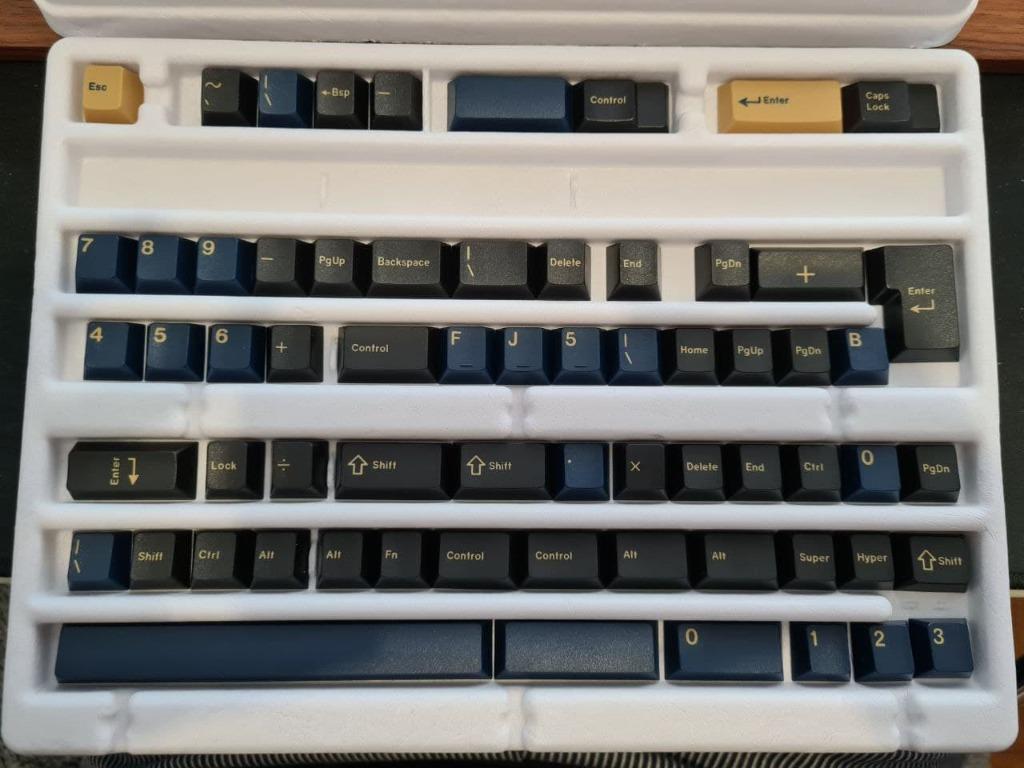 GMK Blue Samurai Base Kit, Computers & Tech, Parts & Accessories ...