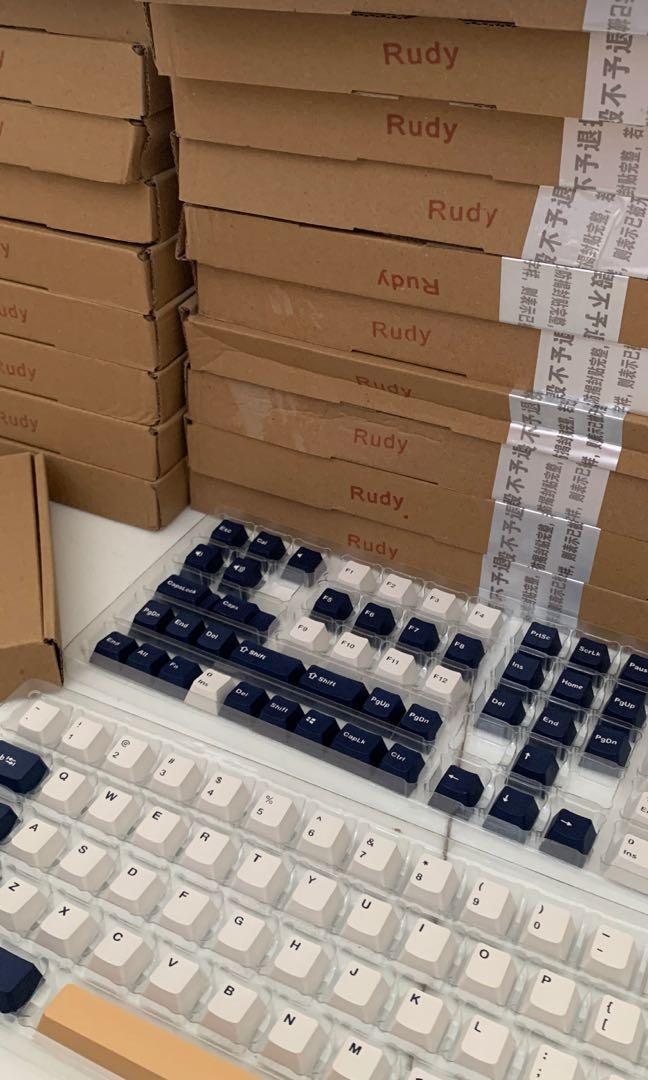 GMK RUDY (PBT FUDY) Keycaps, Computers & Tech, Parts & Accessories ...