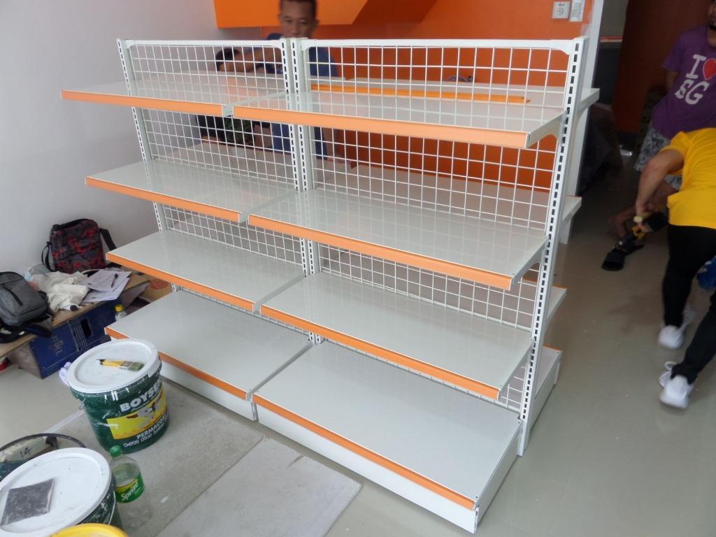 Gondola shelves standee racks Grocery standee racks, Furniture & Home ...