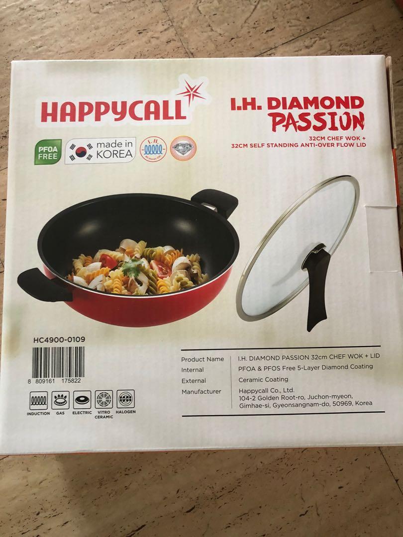 Happycall Chef Wok, Furniture & Home Living, Kitchenware & Tableware ...
