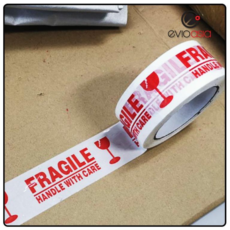 Heavy Duty Adhesive Fragile OPP Packing Tape 50mm x 100meter, Hobbies ...