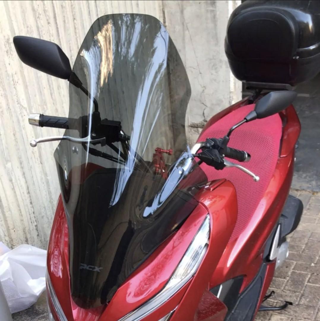 Honda Pcx 150 windshield motorcycle bike wind shield helmet accessories ...