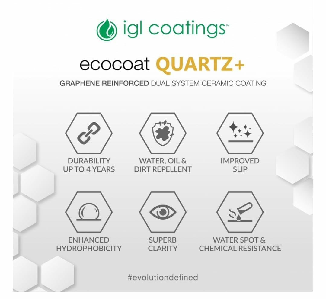 IGL QUARTZ+ 9H GRAPHENE REINFORCED CERAMIC COATING @ANDY 'S DETAILING ...