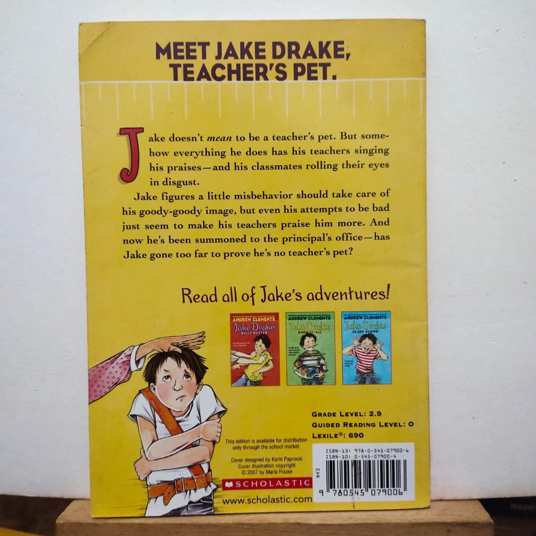 Jake Drake Teacher's Pet/ Andrew Clements #40, Hobbies & Toys, Books ...