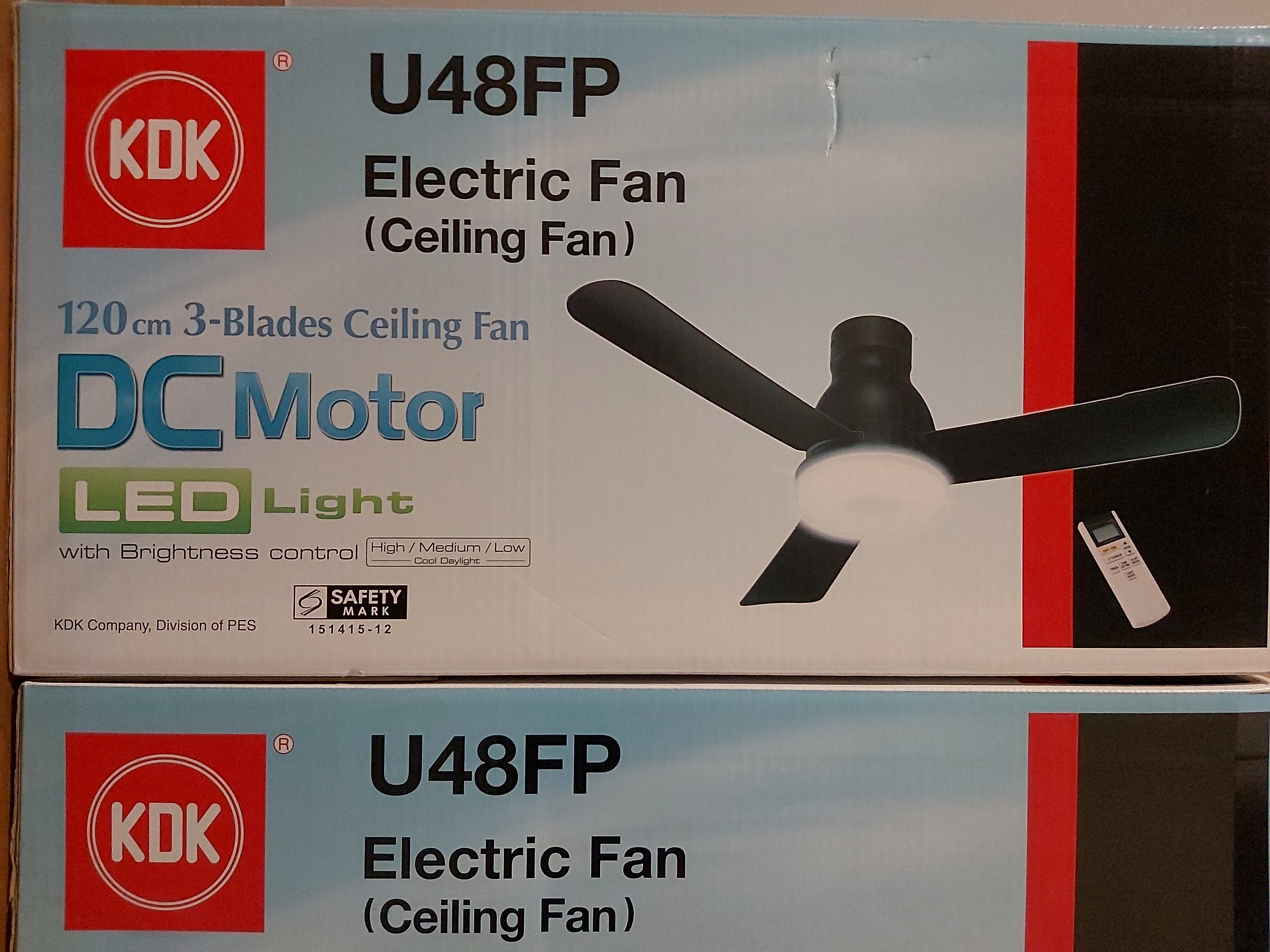 KDK U48FP Ceiling Fan, Furniture & Home Living, Lighting & Fans, Fans ...