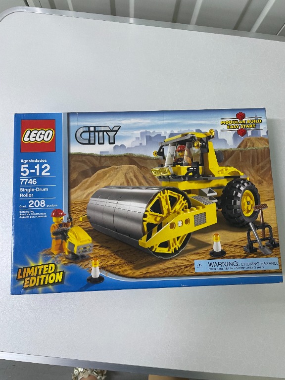 Lego City Single-Drum Roller 7746, Hobbies & Toys, Toys & Games on ...