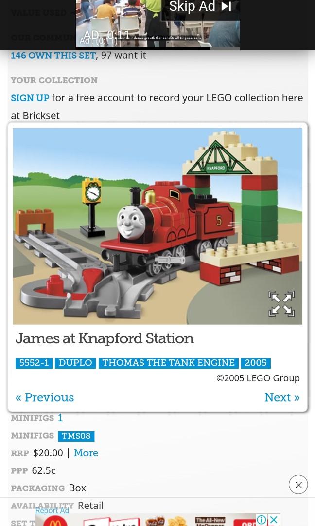 LEGO DUPLO Thomas and friend set, Hobbies & Toys, Toys & Games on Carousell