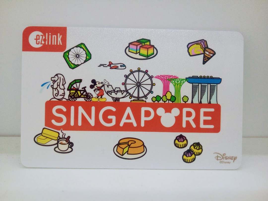 Limited Edition Disney Mickey Mouse Singapore Ezlink Card, Everything ...
