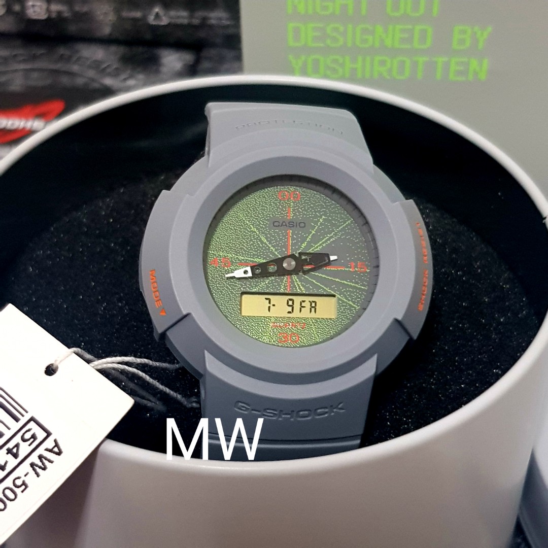 Limited edition g shock aw500 aw-500 original brand new men's watch ...