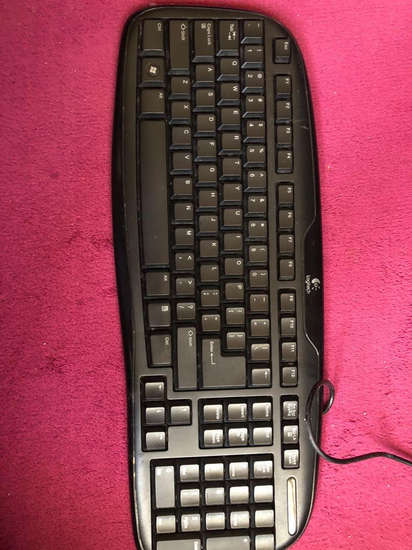 Logitech membrane keyboard, Computers & Tech, Parts & Accessories ...