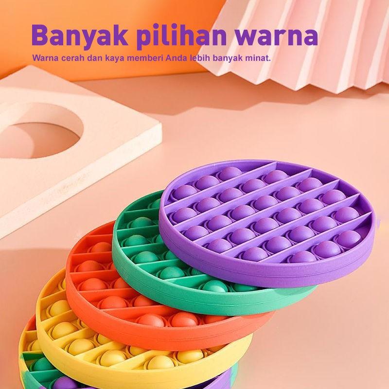 Mainan Anak Pop It Rainbow Karakter Permainan Edukasi Kecerdasaan Anti ...