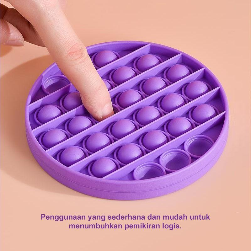 Mainan Anak Pop It Rainbow Karakter Permainan Edukasi Kecerdasaan Anti ...