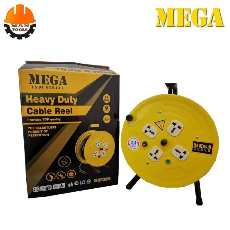 Mega Tools Cable Reel 12" 30meters (MCR30M), Commercial & Industrial ...