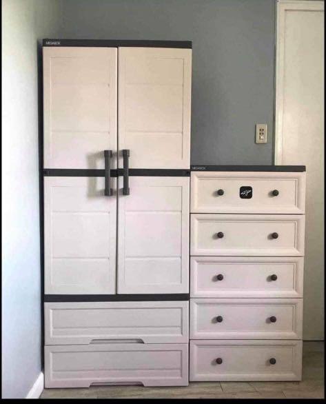 Megabox cabinet and drawers set, Furniture & Home Living, Furniture ...