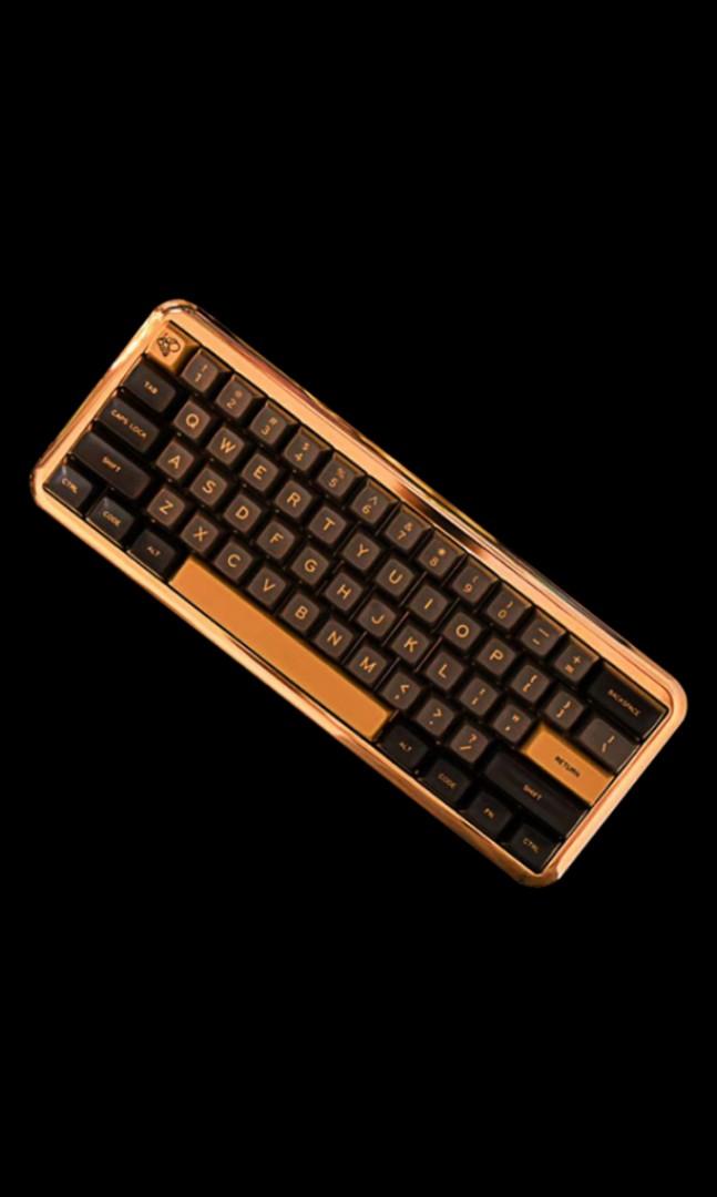 MelGeek Mojo60 Brass Mechanical Keyboard Case 60% Keyboard, Computers ...