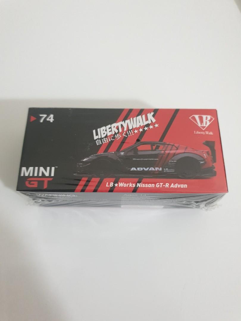 MINI GT #74 LB WORKS Nissan GT-R R35 Advan Japan Exclusive, Hobbies & Toys, Toys & Games on ...