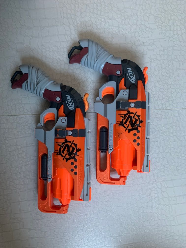 Nerf Zombie Strike hammershot blaster, Hobbies & Toys, Toys & Games on ...