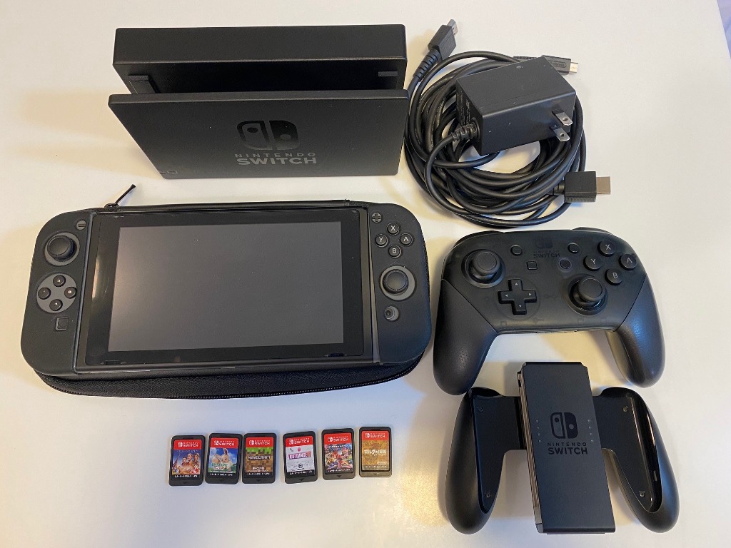Nintendo Switch (Gen 1) Console Bundle, Video Gaming, Video Game ...