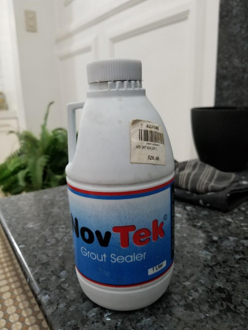 NovTek Grout Sealer 1 liter, Furniture & Home Living, Home Improvement ...