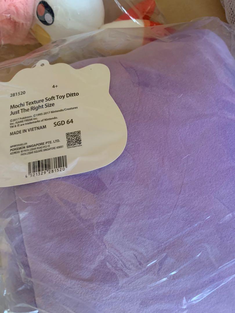 Pokémon Lucky Bag plush Ditto and Scorbunny Blanket, Hobbies & Toys ...