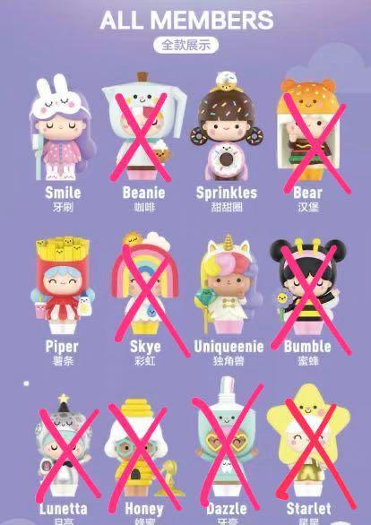 POPMART x MOMIJI Perfect Partners (STARLET), Hobbies & Toys, Toys ...