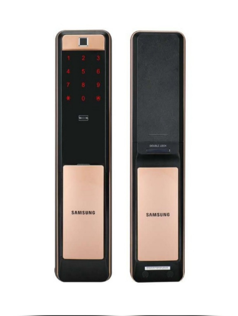 Samsung digital door lock DP609, Furniture & Home Living, Security ...